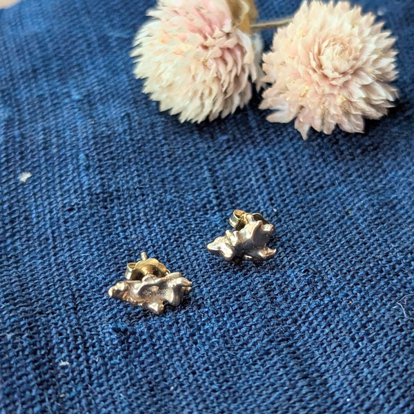 Gold Nugget Studs | Stitch and Tickle