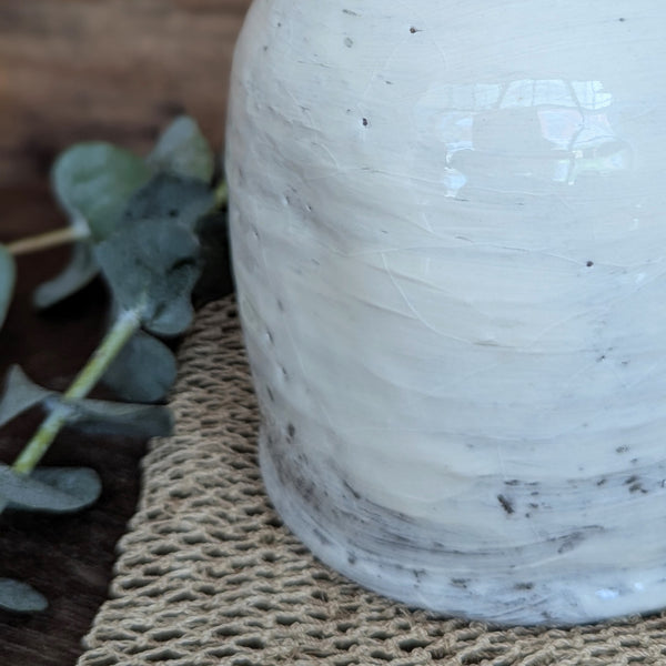 Short Handmade Ceramic Bottle Vase | Stitch & Tickle – Stitch and Tickle
