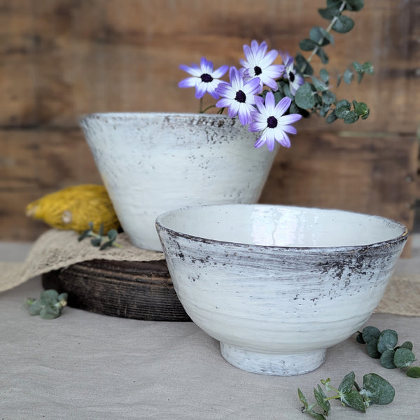 Tall Handmade Ceramic Salad Bowl | Stitch & Tickle – Stitch and Tickle