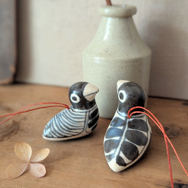 Anna Hepler Mini Clay Bird Ornaments | Stitch & Tickle – Stitch and Tickle