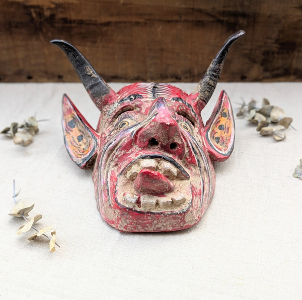 Traditional Mexican Animal Mask - Devils – Stitch and Tickle