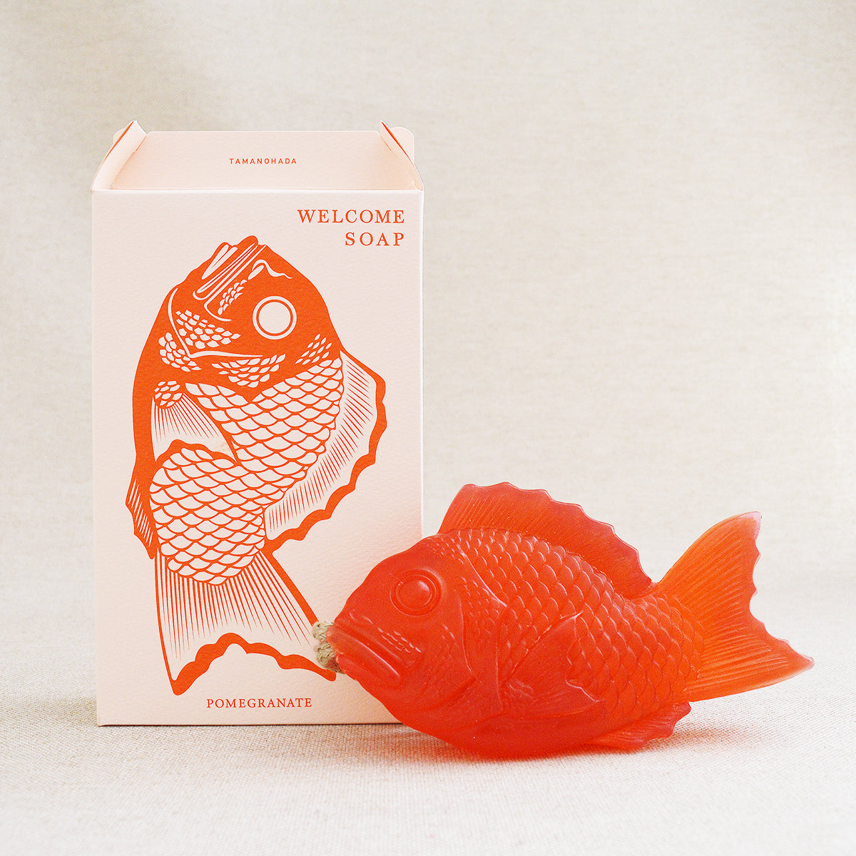 Japanese Fish Welcome Soap - Red | Stitch and Tickle